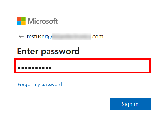 Signing in to your new Microsoft 365 account